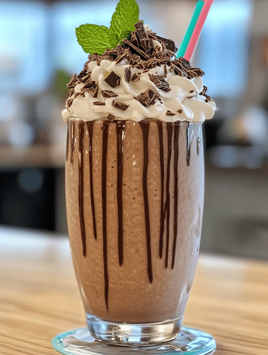 Choco-Mint Dream Milkshake: A Delightful Treat for Every Occasion ...