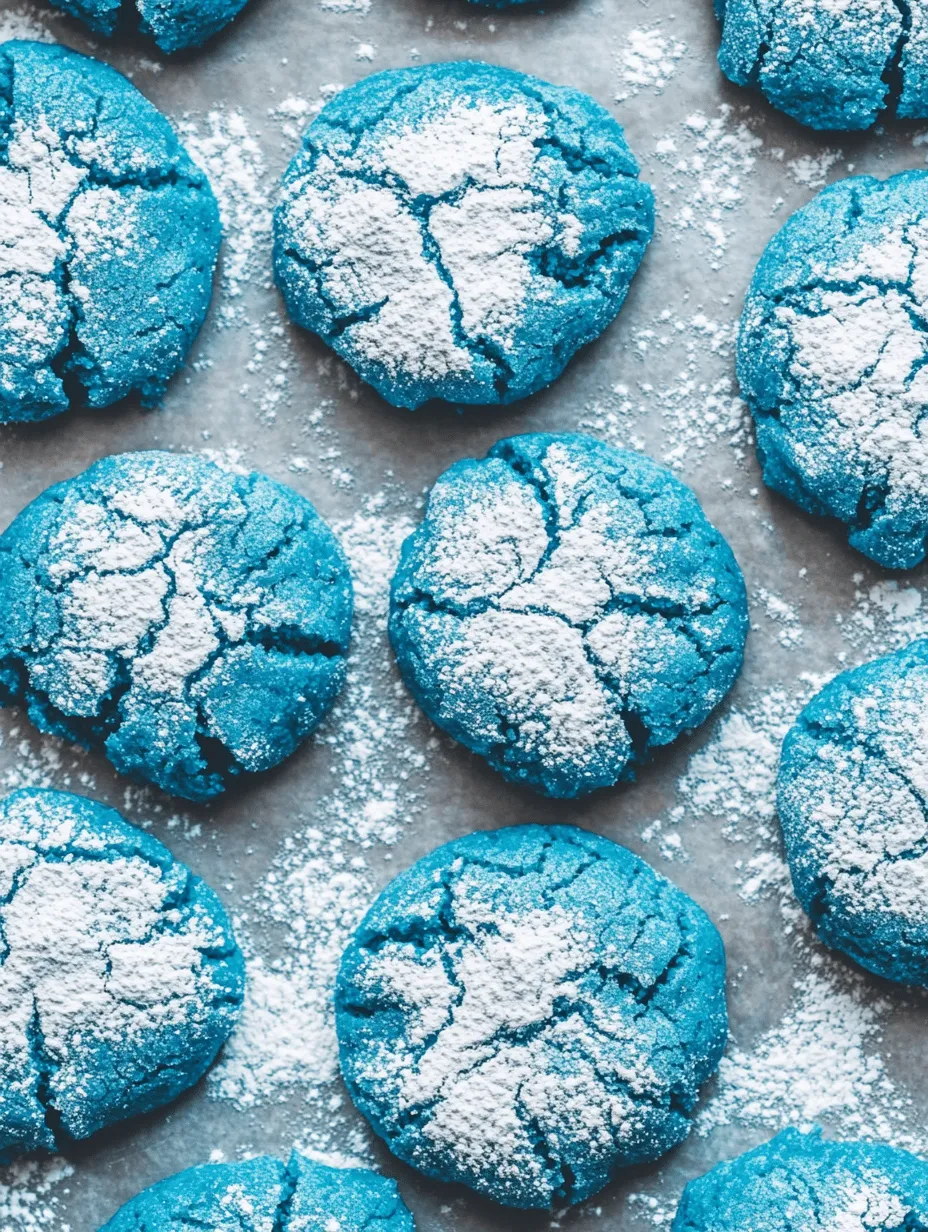Blue Crinkle Cookies: A Whimsical Treat for Any Occasion - Sanepe Recipes