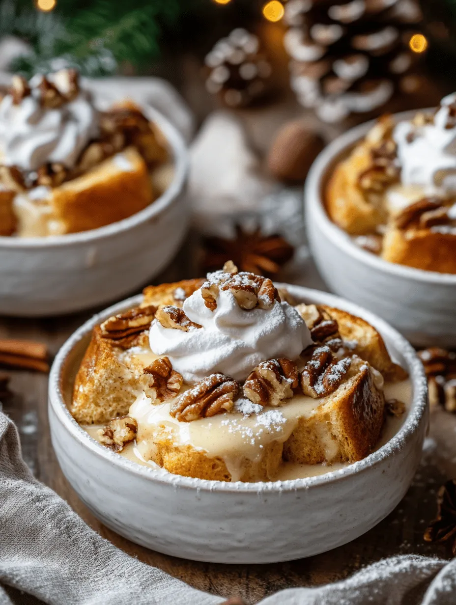 Eggnog Bread Pudding: A Festive Delight - Sanepe Recipes