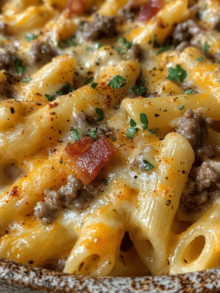 Loaded Bacon Cheeseburger Alfredo Pasta: A Comfort Food Delight ...