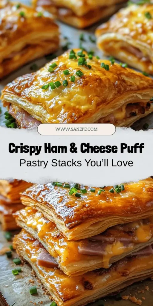 Delightful Crispy Ham & Cheese Puff Pastry Stacks: A Perfect Appetizer ...